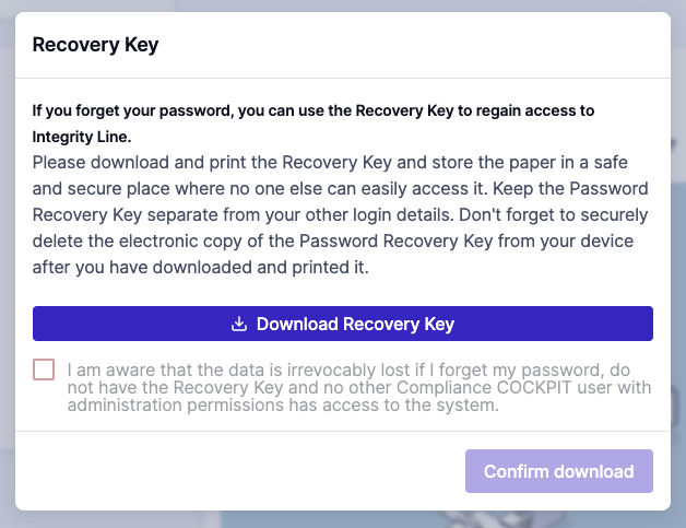 Integrity Line Getting Started Guide - EQS Group